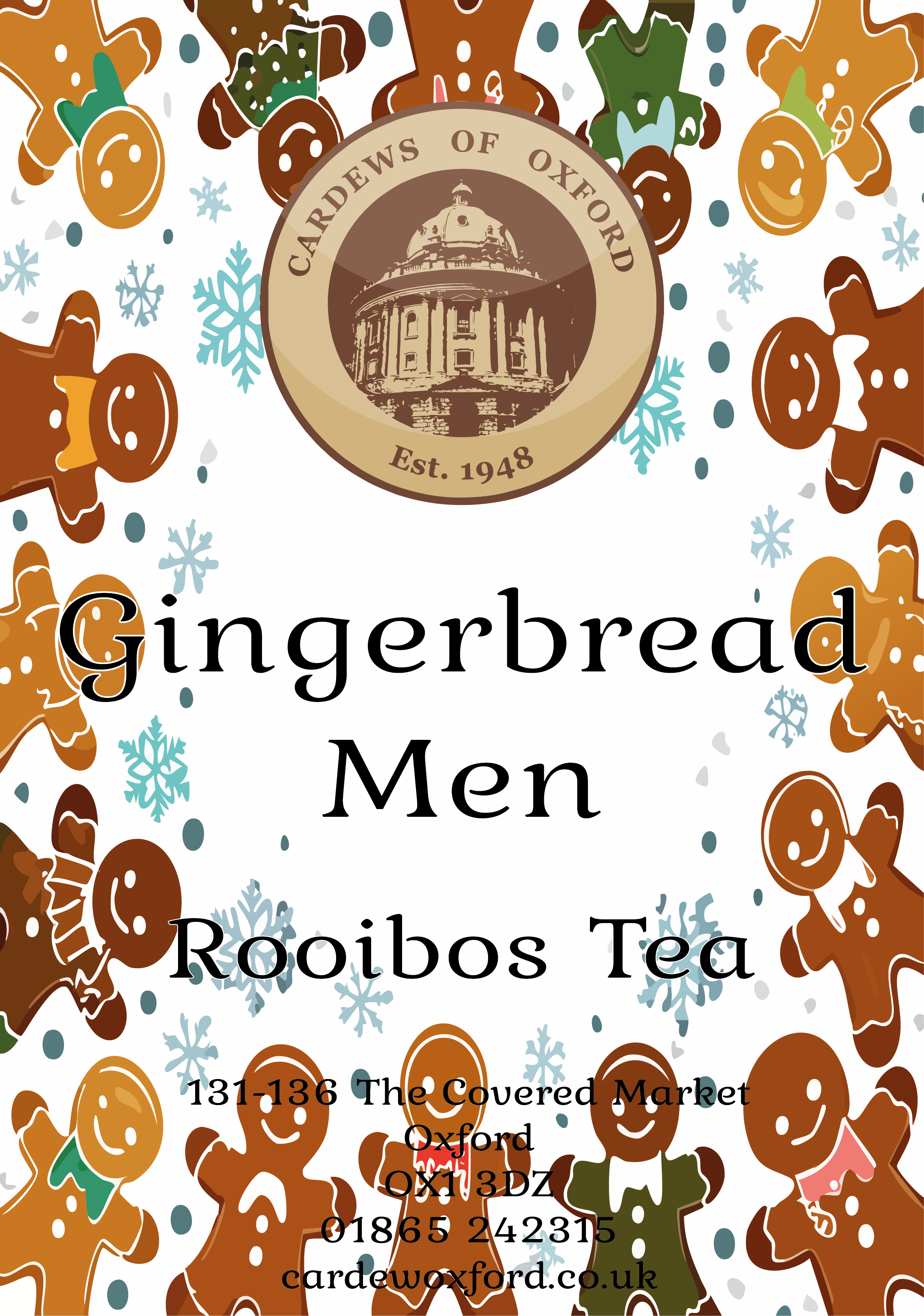 Gingerbread Men 100gm – Cardews of Oxford