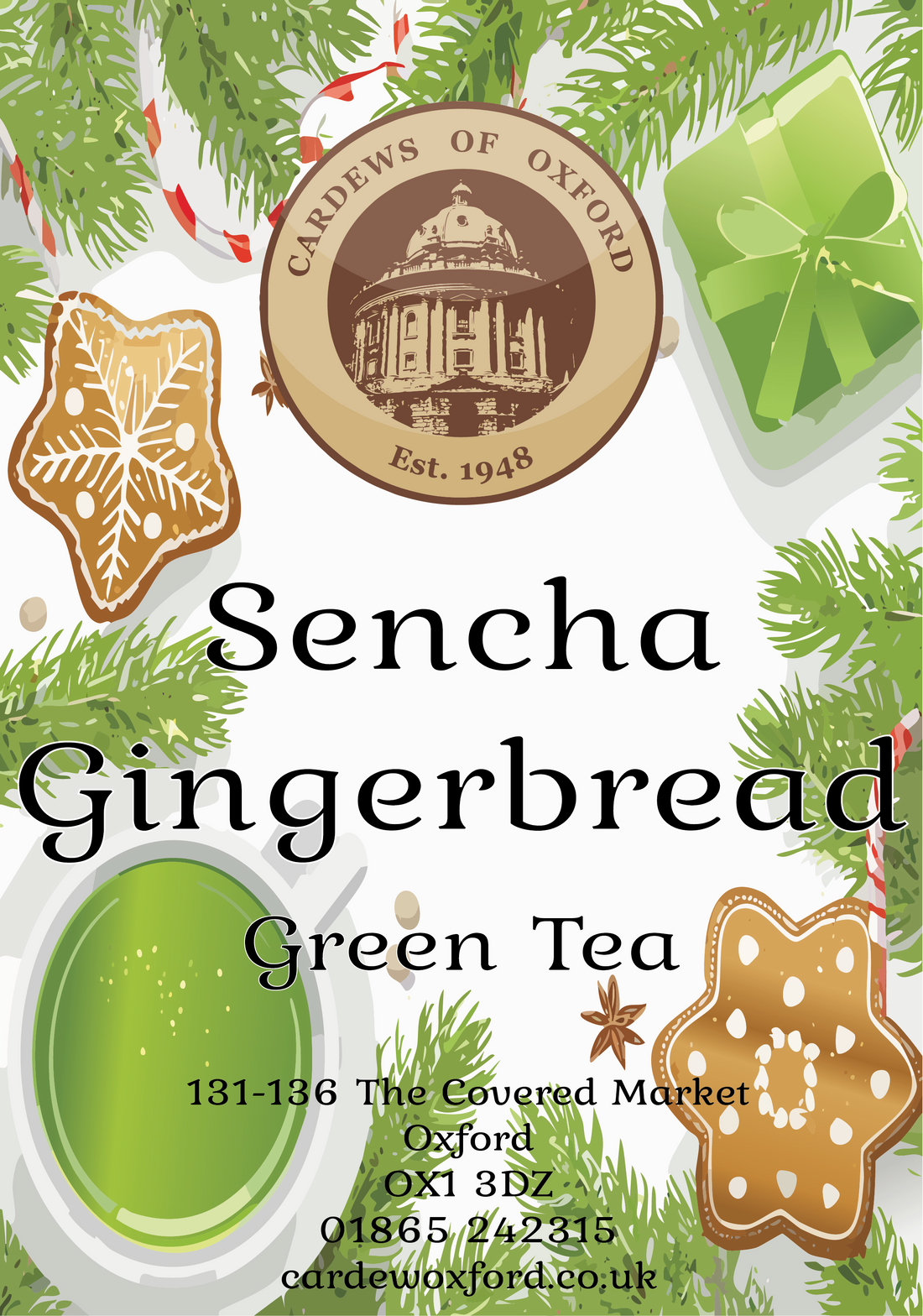 Sencha Gingerbread 100gm – Cardews of Oxford